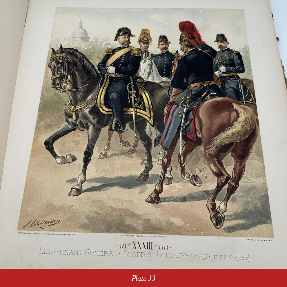 Illustrations of US Army Uniforms 1774 to 1889 by Henry A. Ogden — Com ...