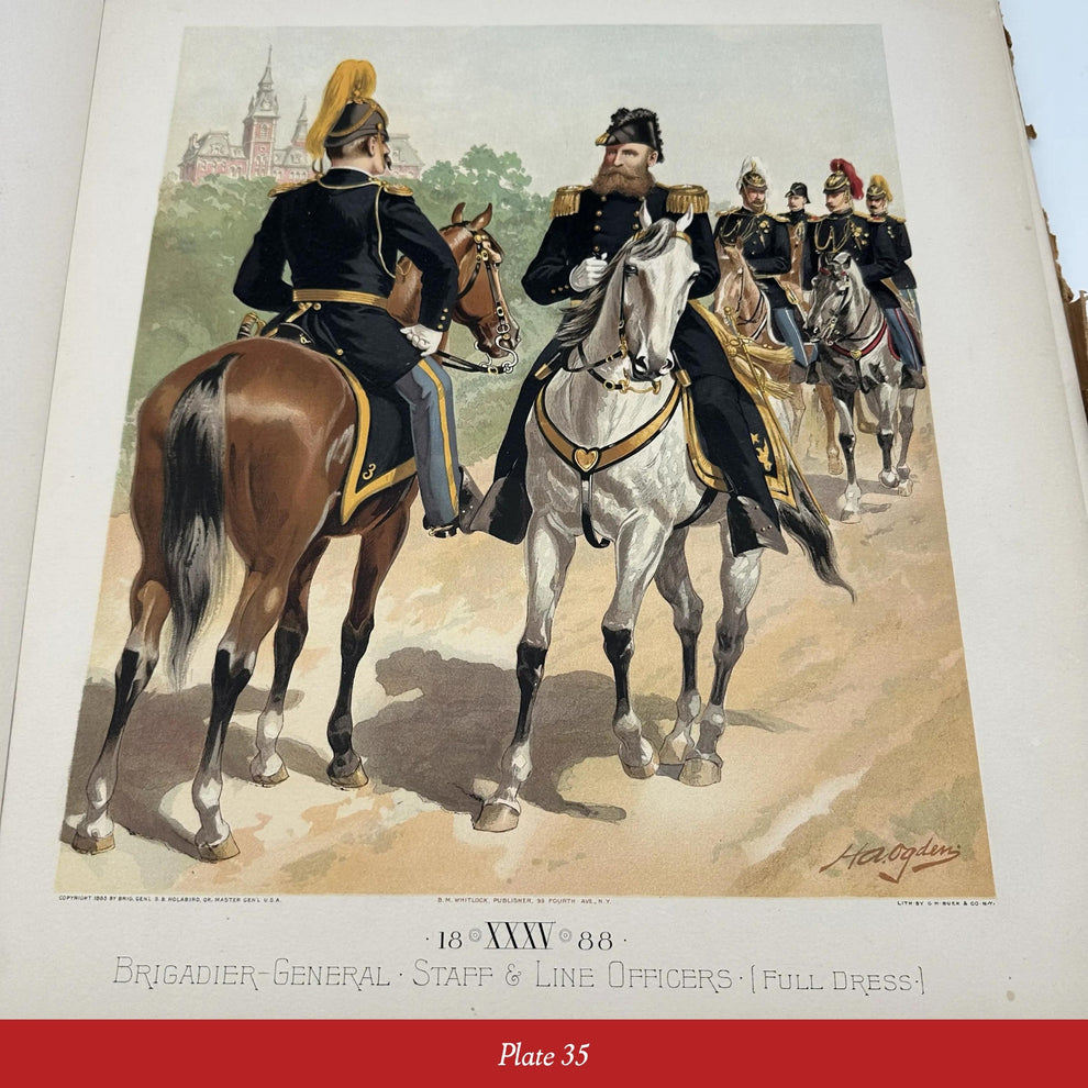 Illustrations of US Army Uniforms 1774 to 1889 by Henry A. Ogden — Com ...