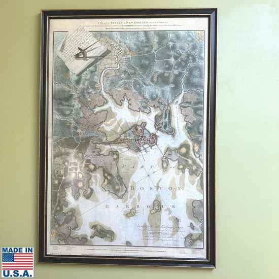 Boston Under Siege: Henry Pelham's Boston 1775-1776 colored aquatint m ...