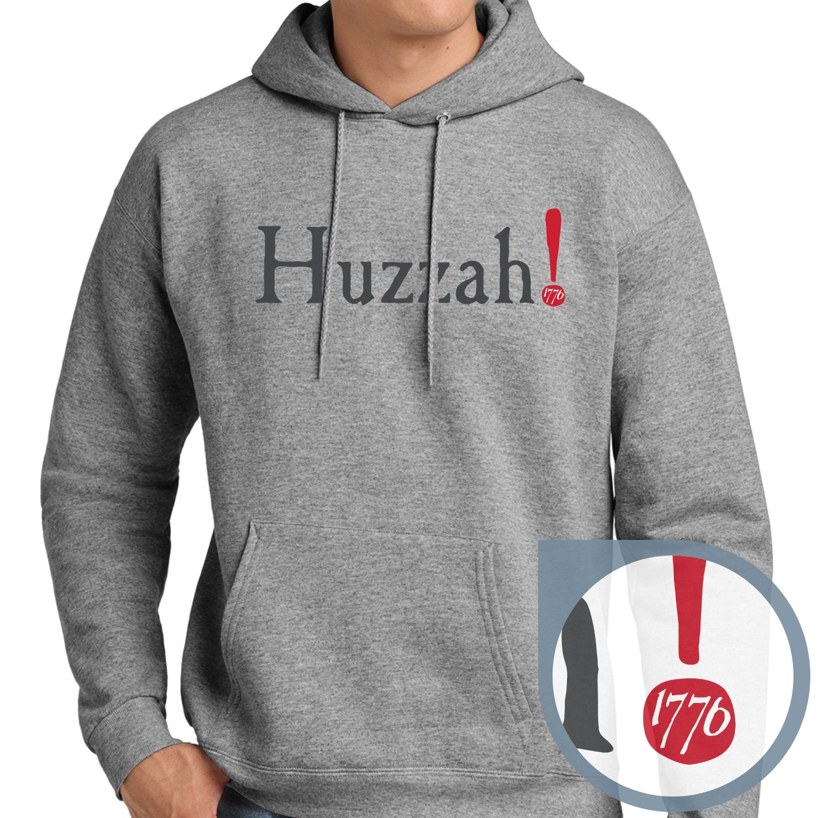 Huzzah! July 4, 1776 Hoodie – The History List