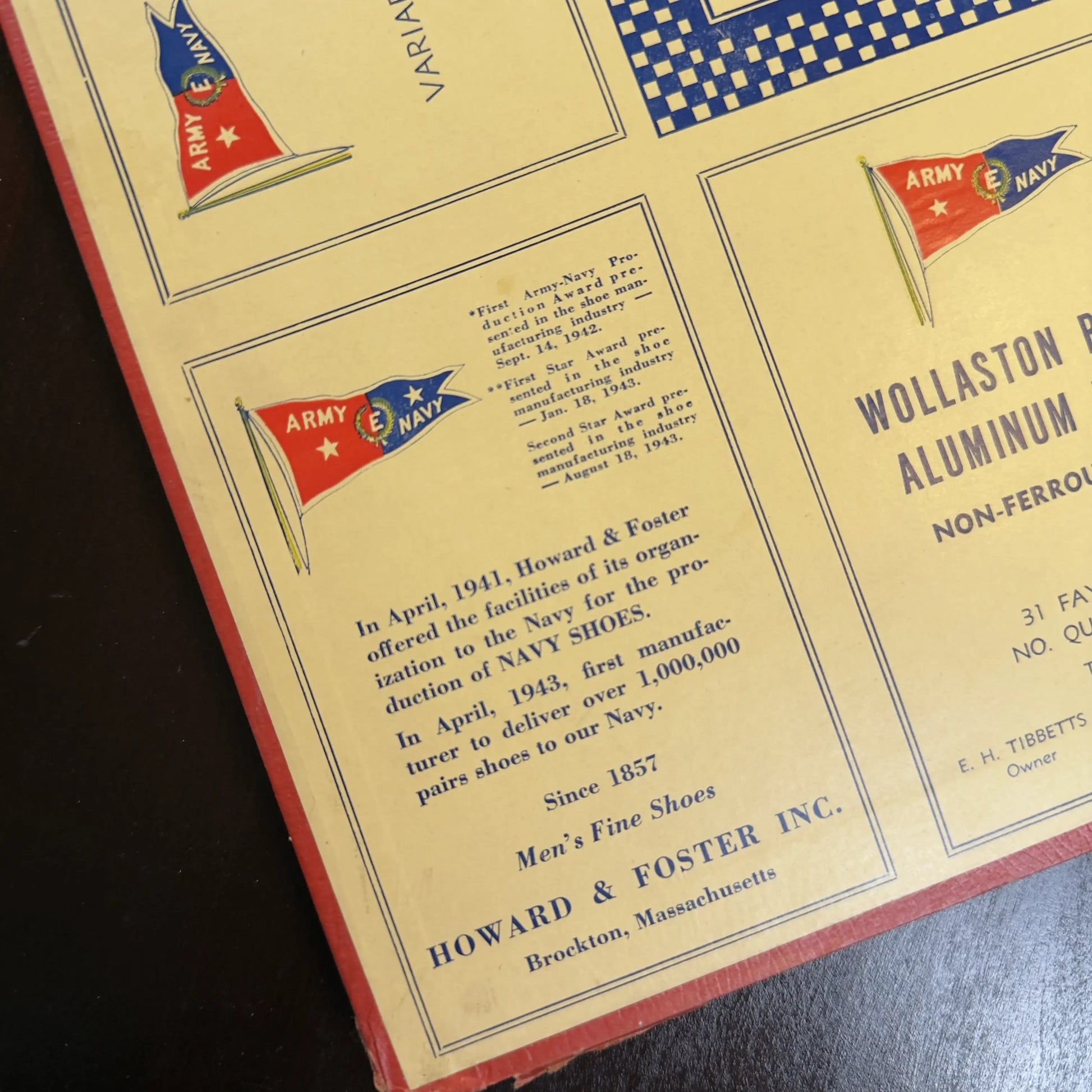 WWII Army - Navy "E" Award Supplier Checkerboard – The History List