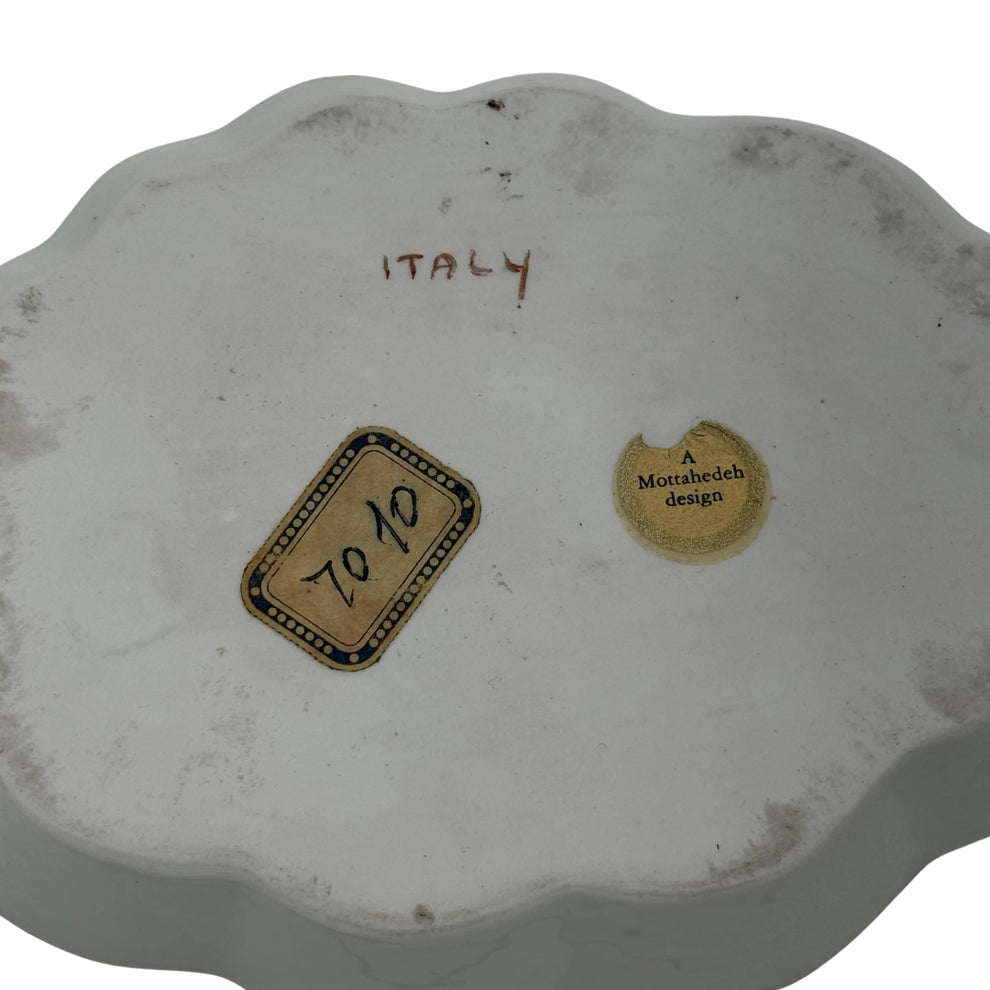 Small Porcelain Dish With Eagle and Banner — Made in Italy — For Motta ...