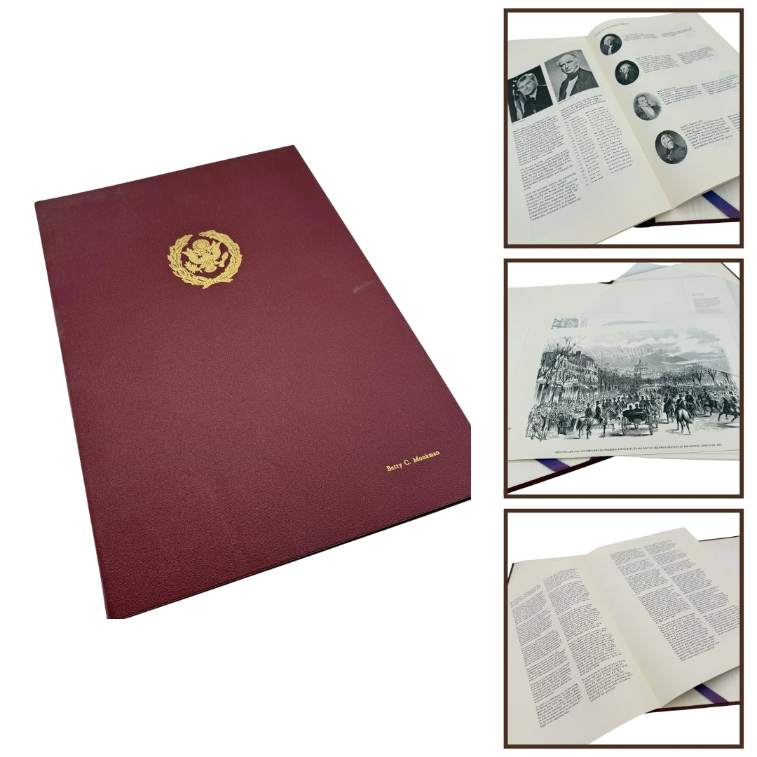 1981 Presidential Inauguration Luncheon Folio with Address of Ronald R ...