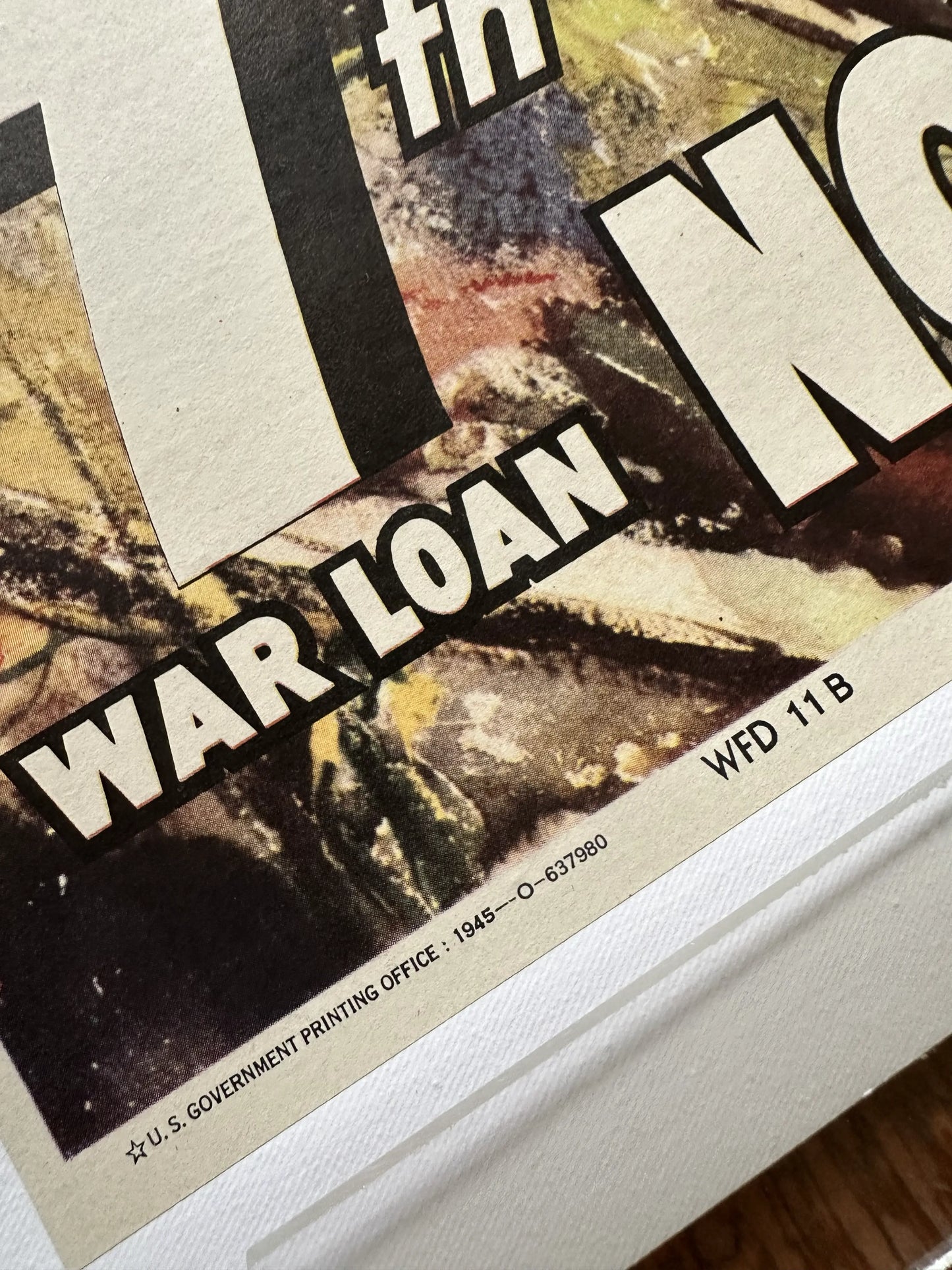 Original WWII poster — "Now all together" bond drive poster with image ...