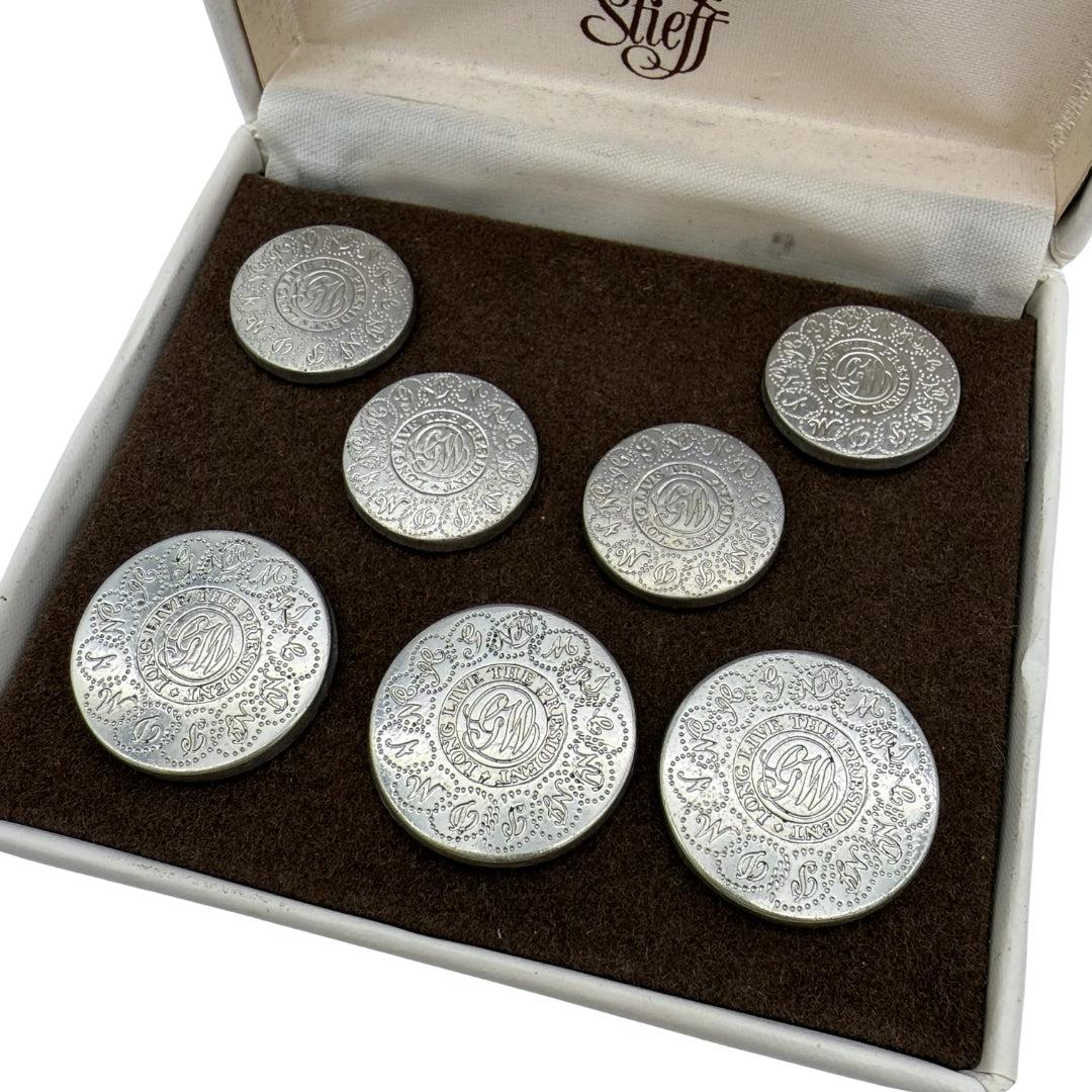 Washington Inaugural Pewter Button Set – The History List