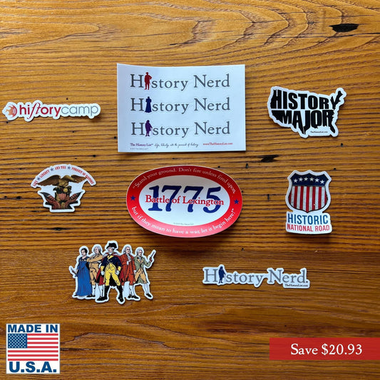 History Sticker and magnet packs – The History List