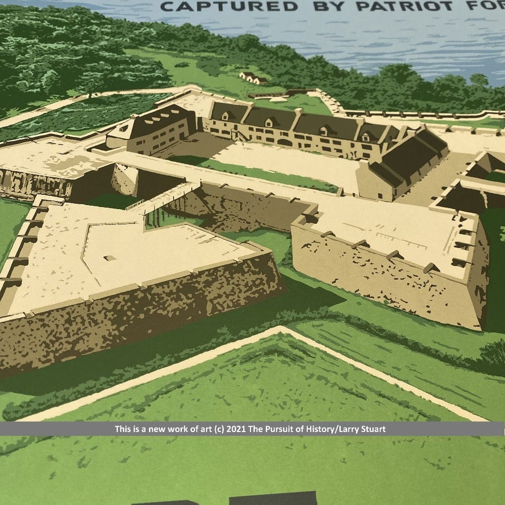 Fort Ticonderoga limited edition print — Signed and numbered — Only 20 ...